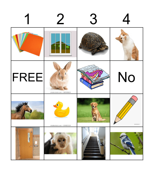 Words We Know! Bingo Card