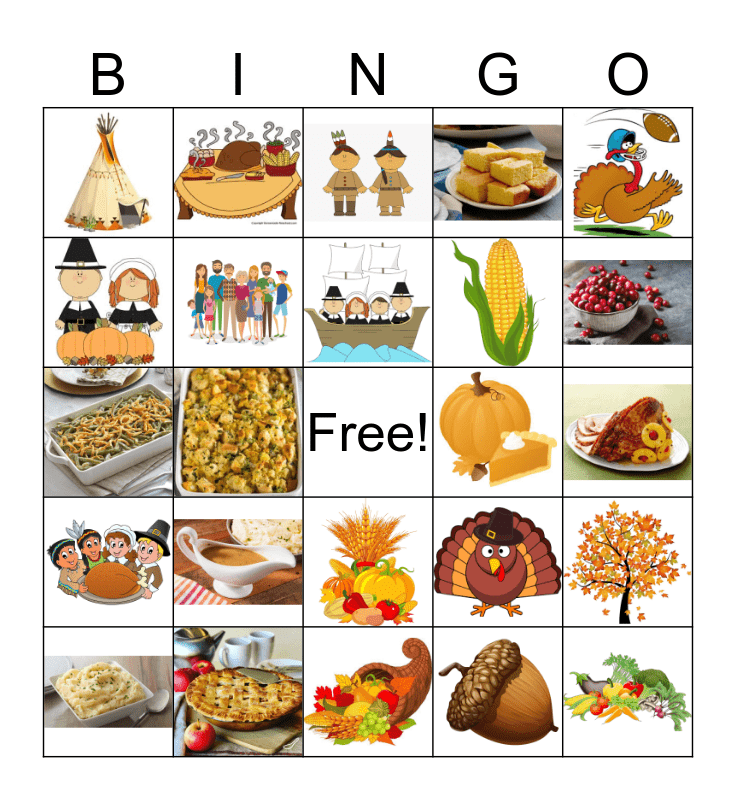 November Bingo Card