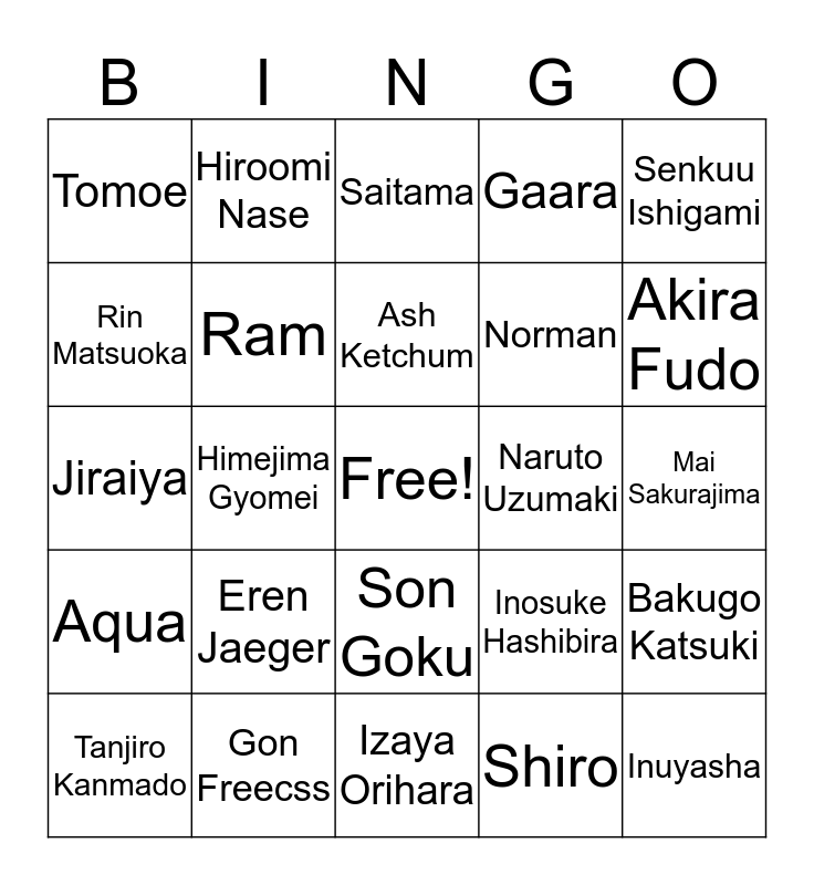 WeEb BiNgO Card