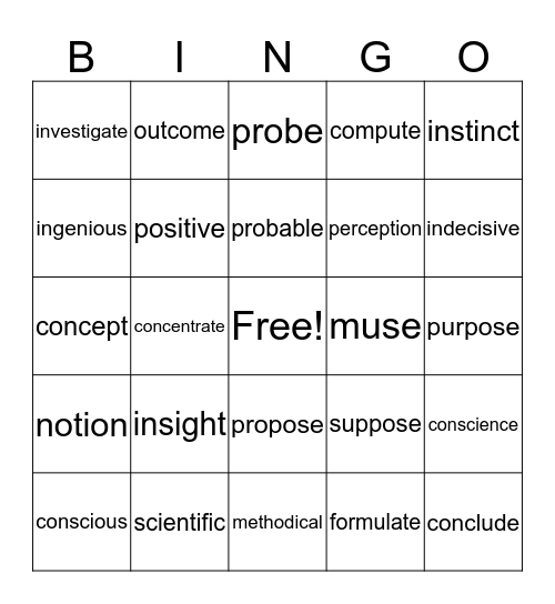 Unit 3 Review Vocab/Spelling Bingo Card