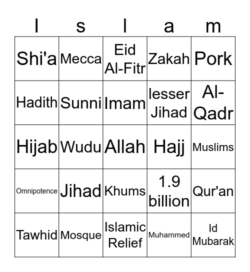 islam-bingo-bingo-card