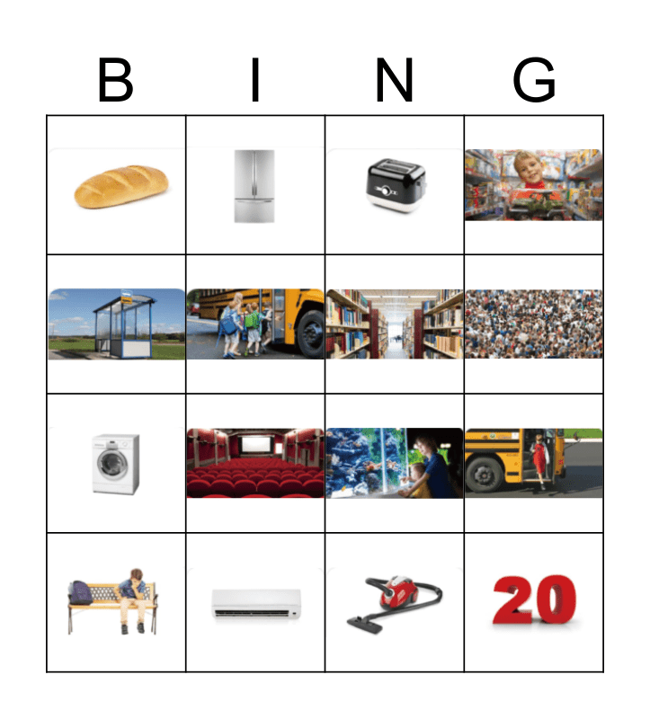 Reading Rookie 2 Unit 4-6 Bingo Card