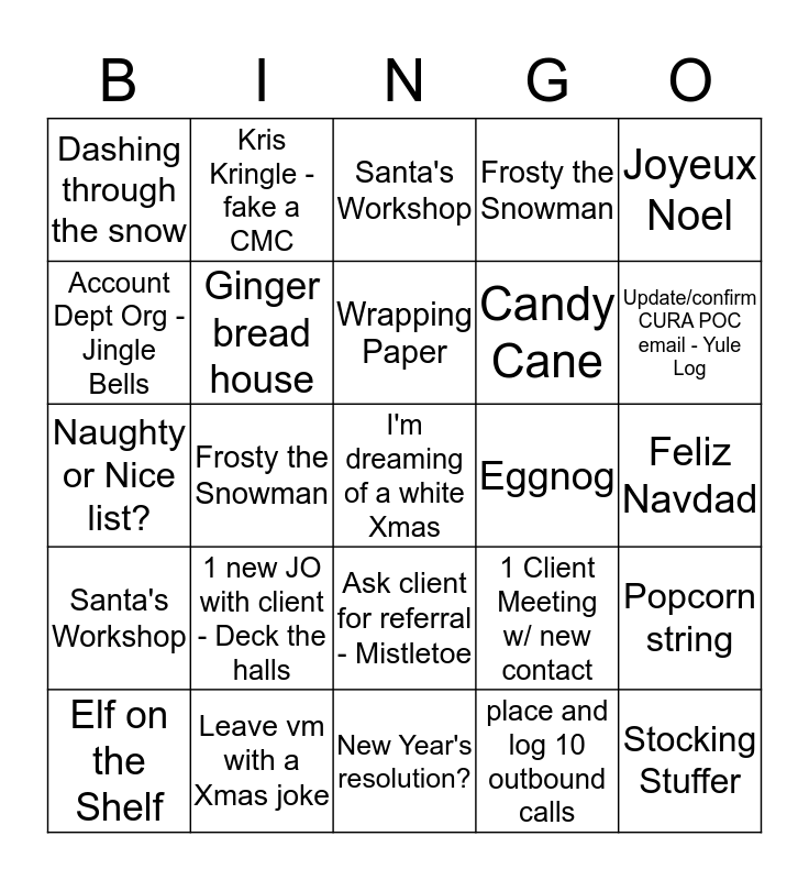 Recruiting Bingo Blitz Bingo Card