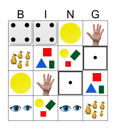 Bingo bis 5 Bingo Card