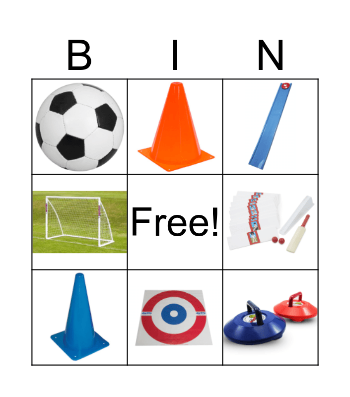 PE Bingo Card