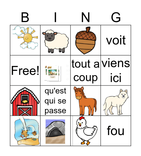 La poule Maboule Bingo Card