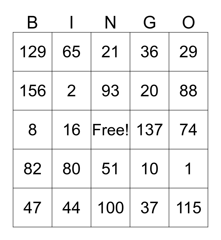 Interior and Exterior Angles BINGO Challenge Bingo Card