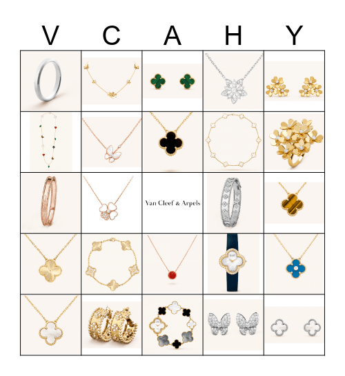 VCA BINGO Bingo Card