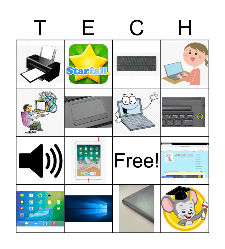 TECHNOLOGY BINGO Card