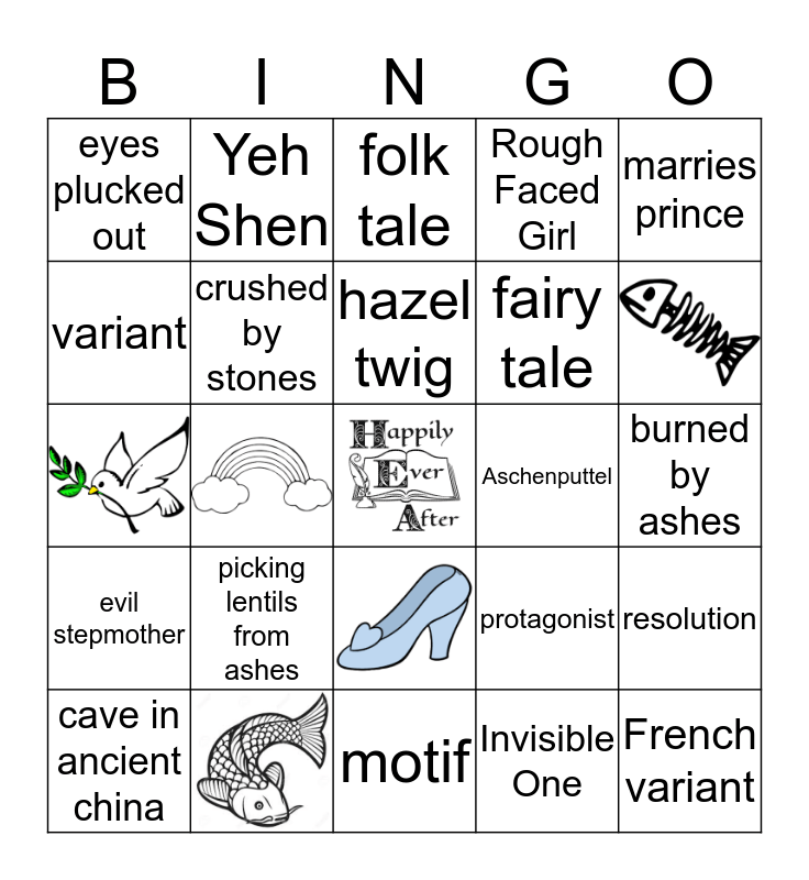 *~ Cinderella Bingo ~* Bingo Card