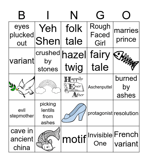*~ Cinderella Bingo ~* Bingo Card