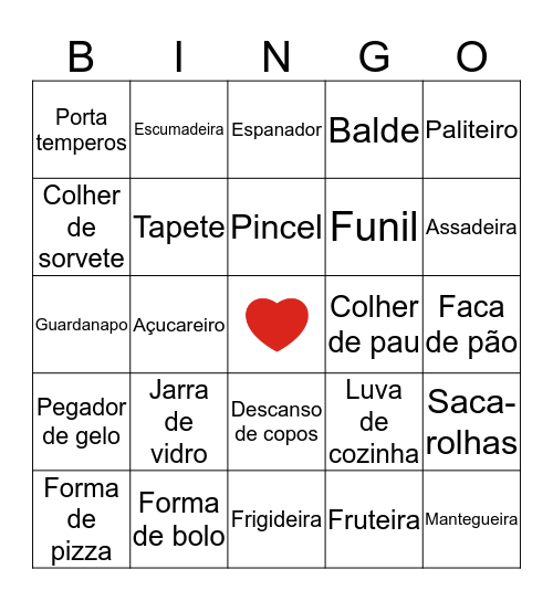 Chá Bar Marina e Marcos Bingo Card