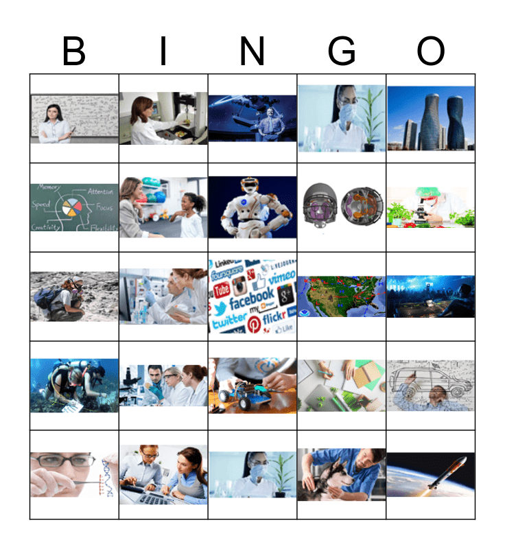 CAREER Bingo Card