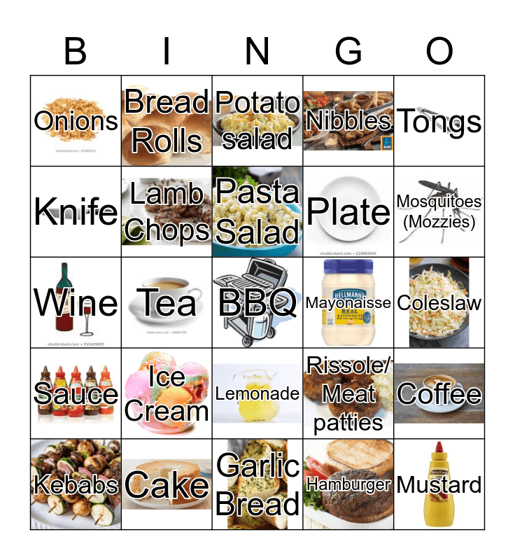BBQ BINGO Card