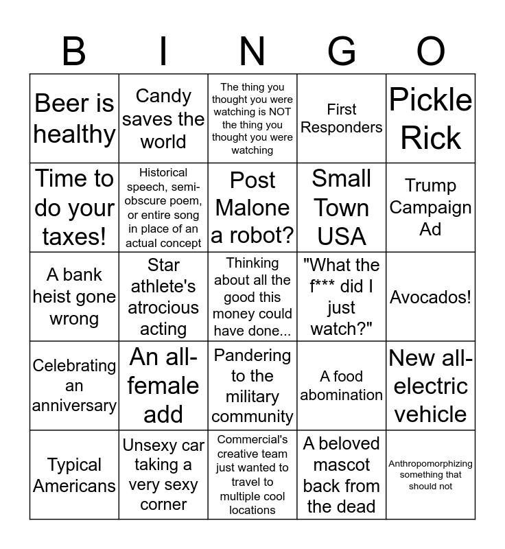 Super Bingo Card