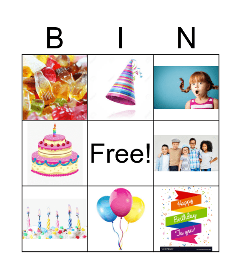 HAPPY BIRTHDAY! Bingo Card