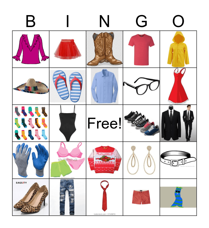 ROPA Bingo Card