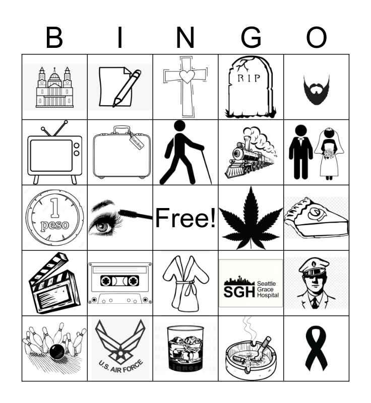 Cathedral Bingo - Emma Carrillo Bingo Card