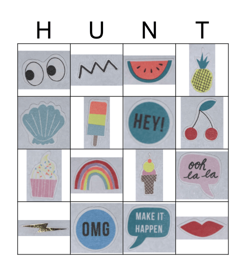 Participation Bingo Card