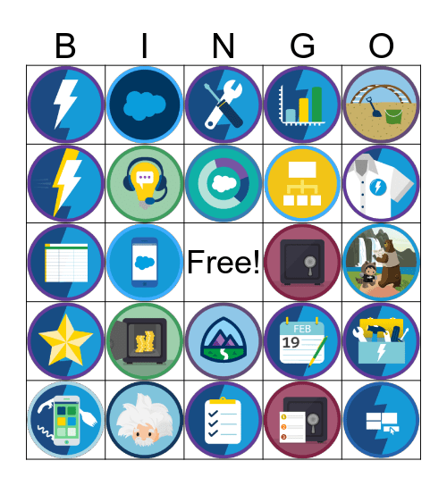 Badge Bingo Card