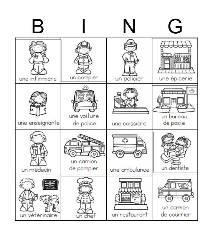 La communauté Bingo Card