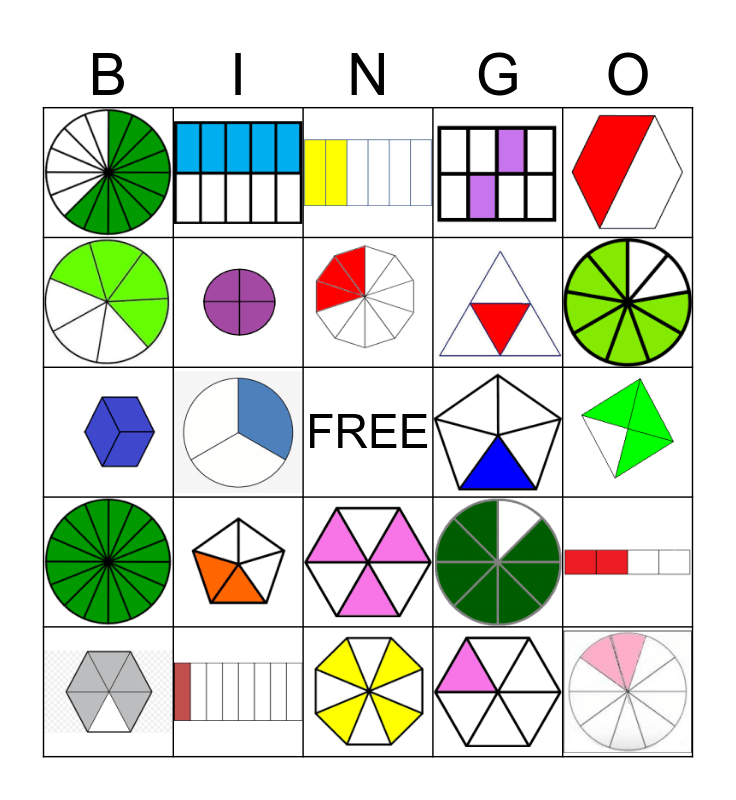 Simplifying Fractions Bingo Card