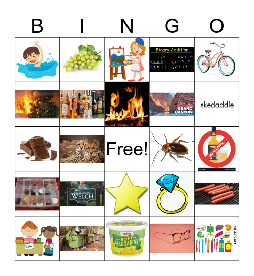 "The Glass Castle" Bingo Card