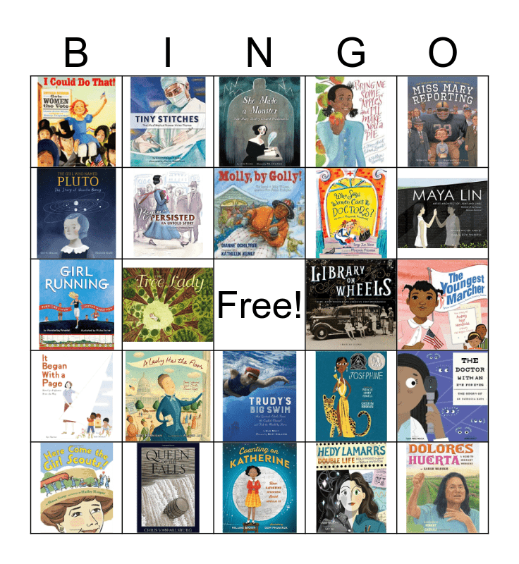 Famous Women Bingo Card