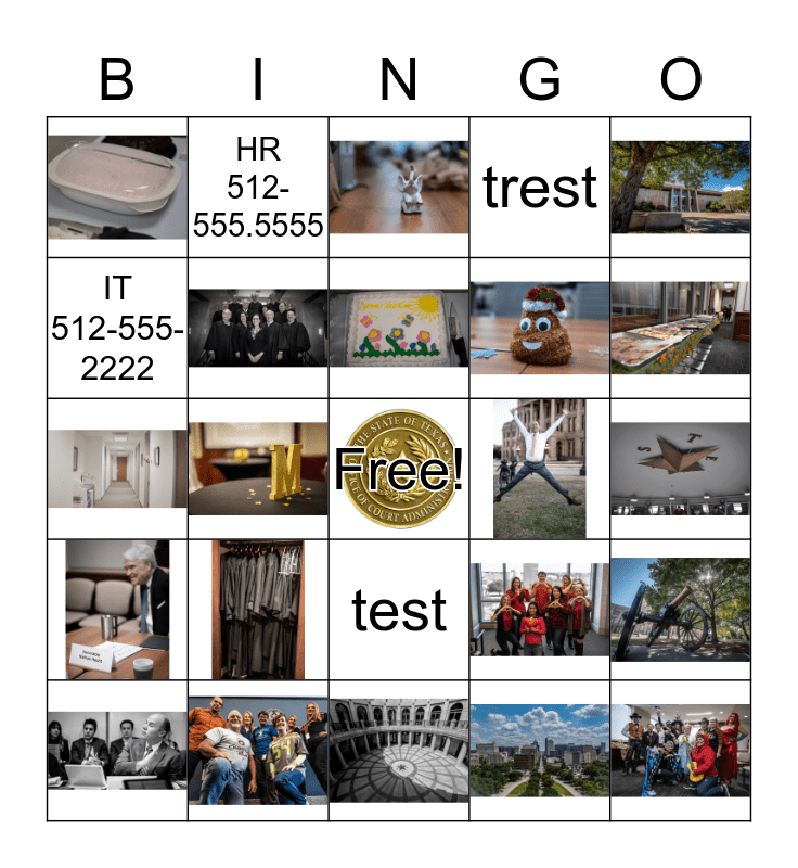 Virus Free Bingo Card