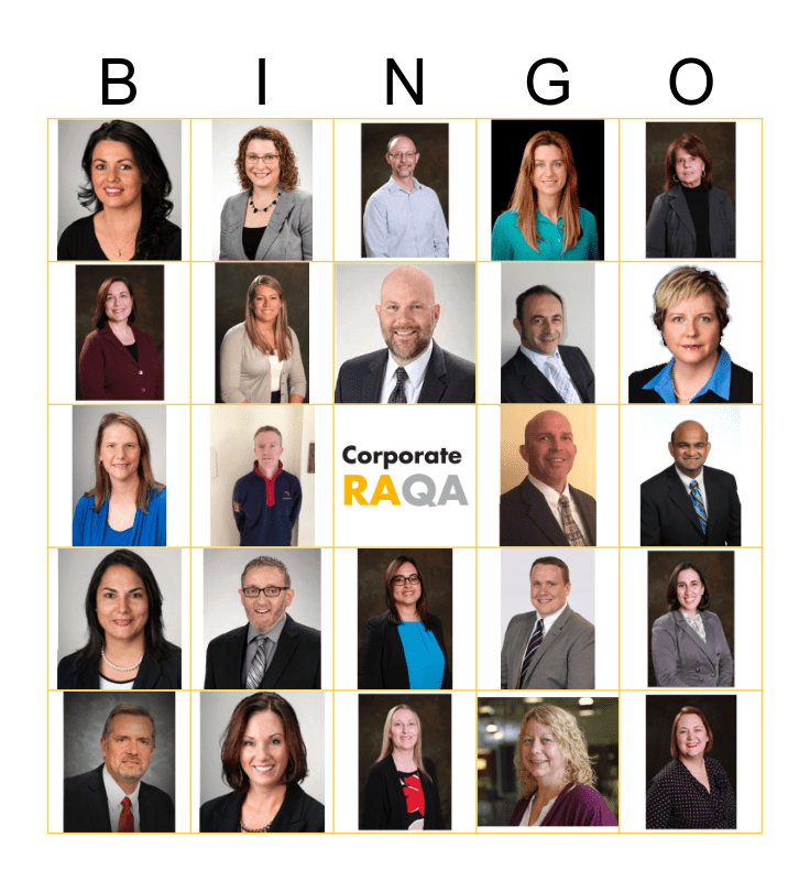 Team Connections Bingo Card