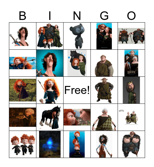 BE BRAVE Bingo Card