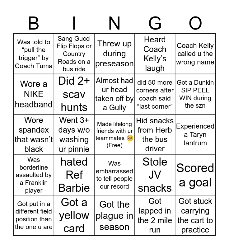 Kult Bingo Card