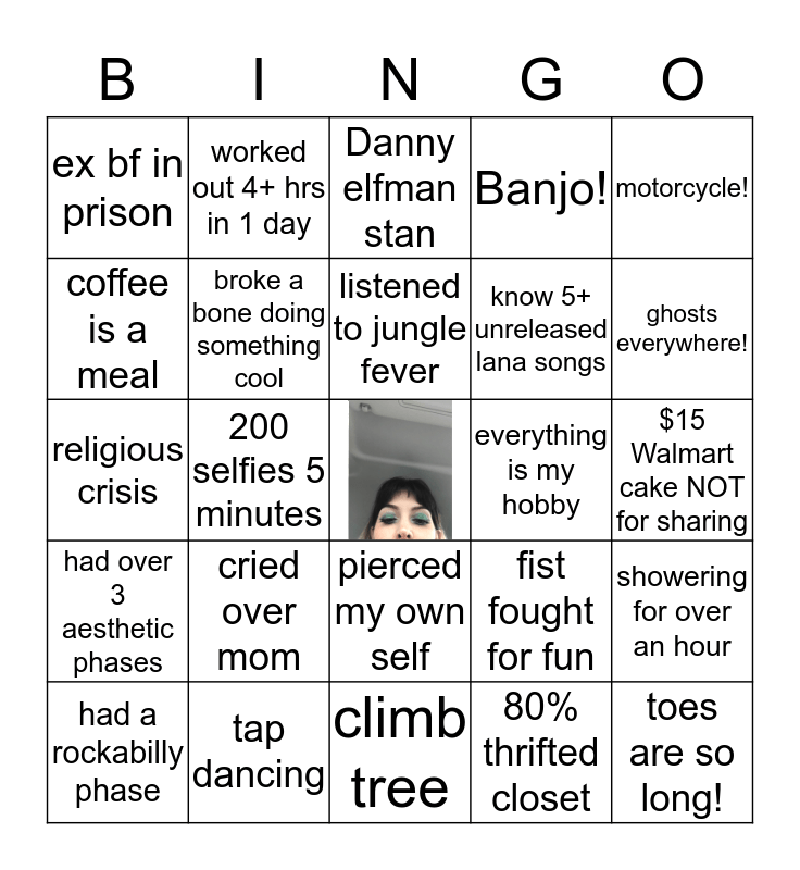 payton marshall’s oingo bingo Card