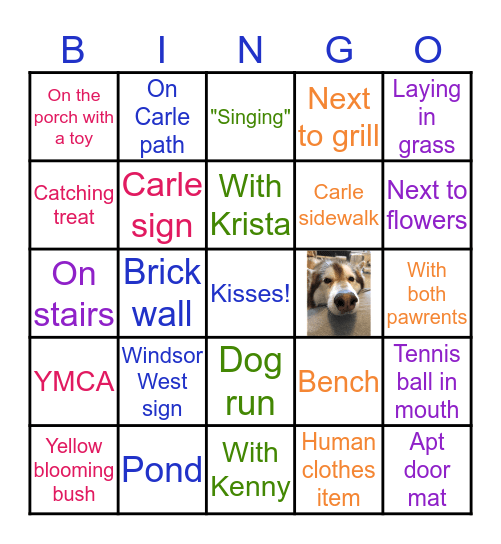 Kenny's Birthday Bandit Bingo! Bingo Card