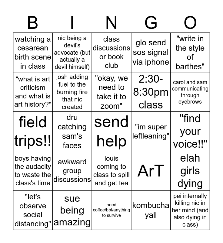 hell40xx Bingo Card