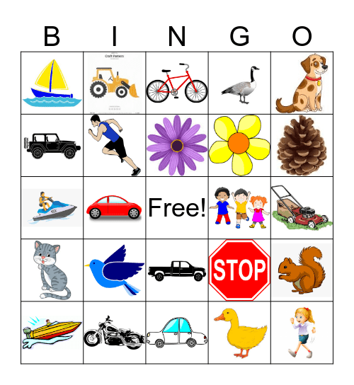 Walk 1 Bingo Card