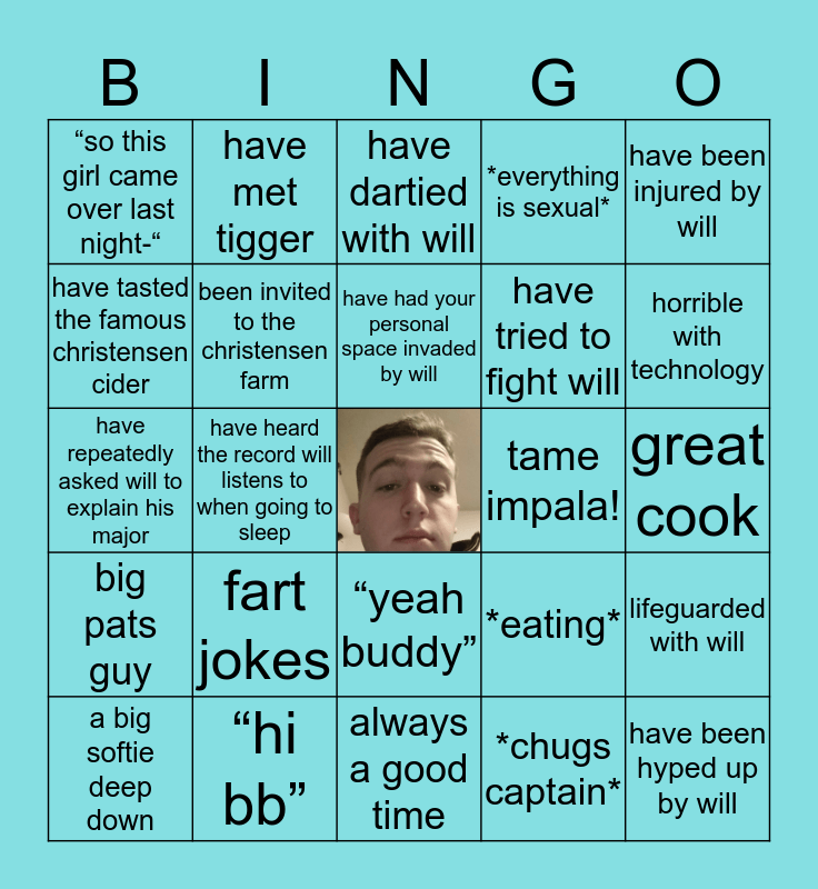 WILLYBEANS Bingo Card