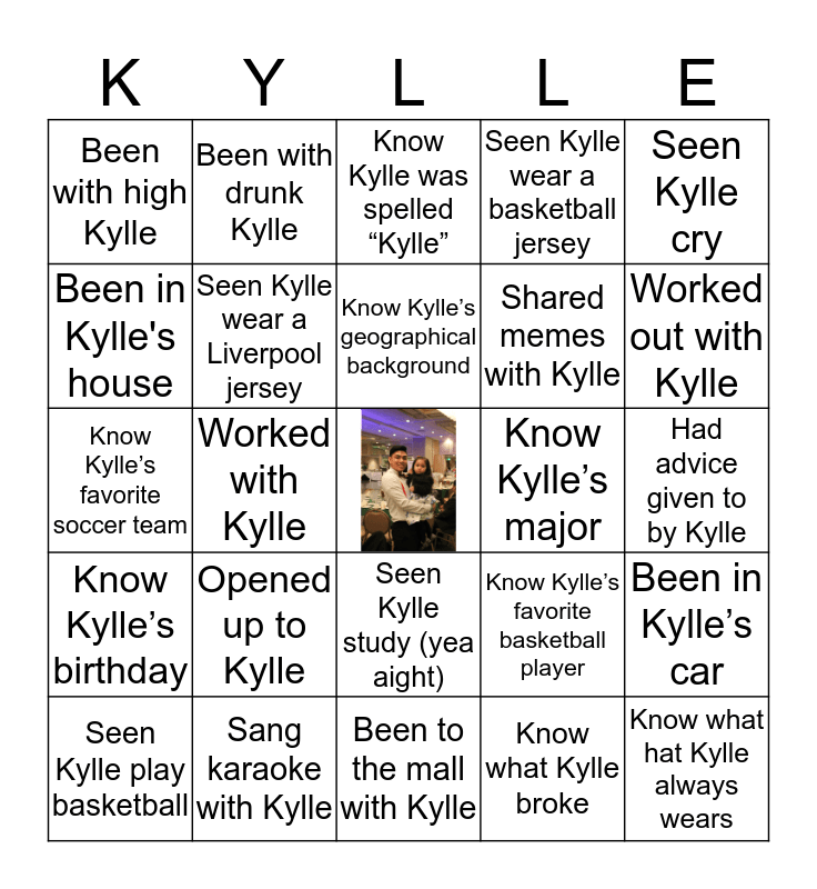Bingo’s Kylle Bingo Card