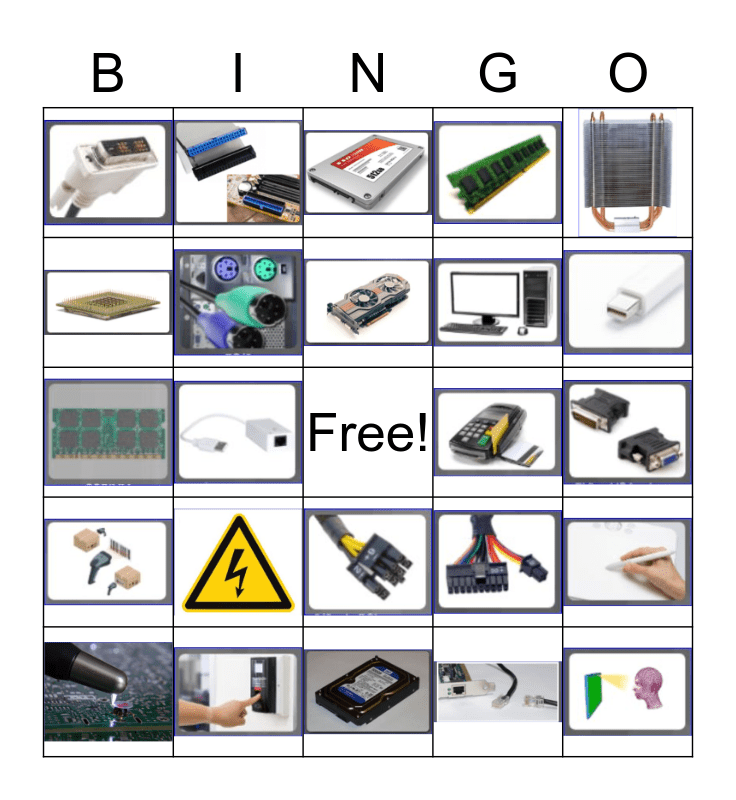 Hardware Review Bingo Card