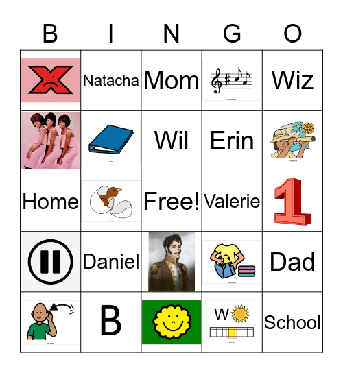 Bingo Week 2 Bingo Card