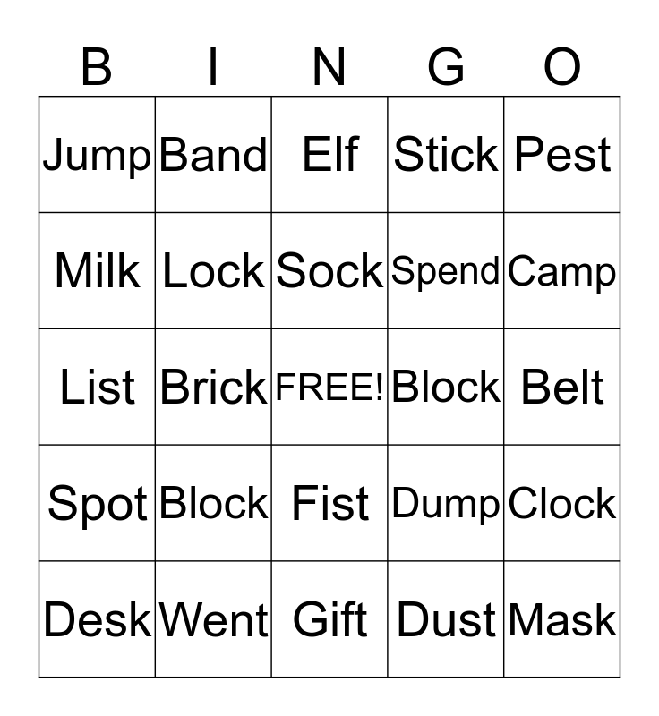 Truck book Bingo Card