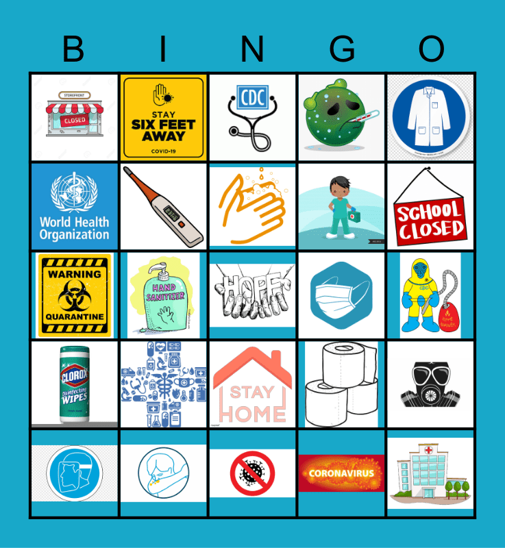 Covid-19 Bingo Card