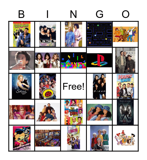 DECADES BINGO! Bingo Card