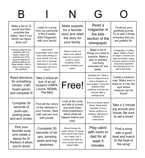 Resource Bingo - Complete at least 2 BINGOs Bingo Card