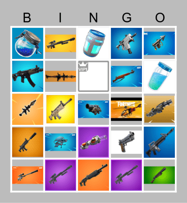 Fortnite Bingo Cards on Bingo Baker
