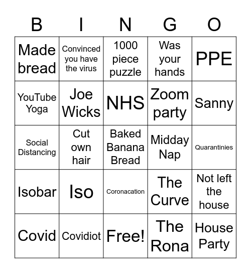 Aussie Cheese Bingo Card