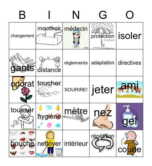 BINGO Retour à l'école! Bingo Card