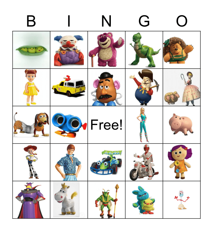 Disney Bingo Card