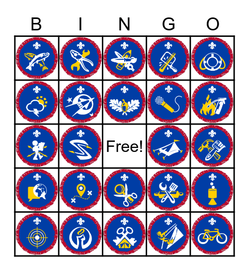 Scouts Bingo Card