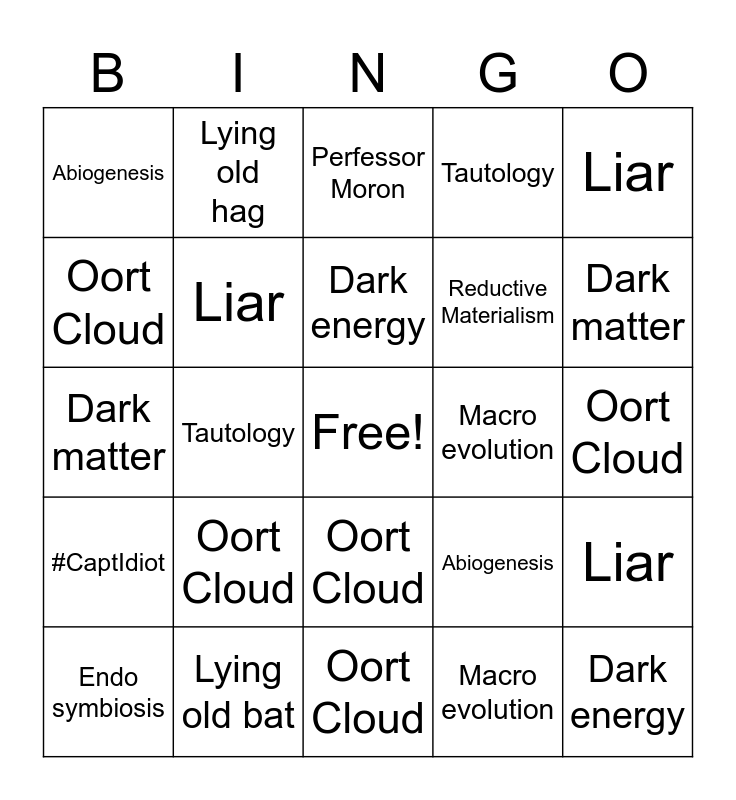 TERTIYYA BINGO Card